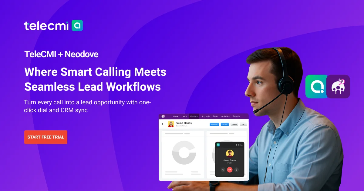 TeleCMI + Neodove Integration | Simplified Business Calls